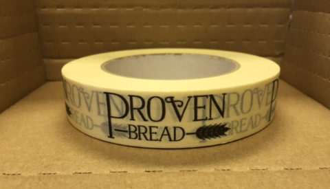 Custom Printed Bakery Tape Colors and Materials