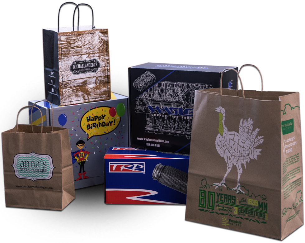 Custom Printed Poly Mailer Bags + Branded Tissue Paper