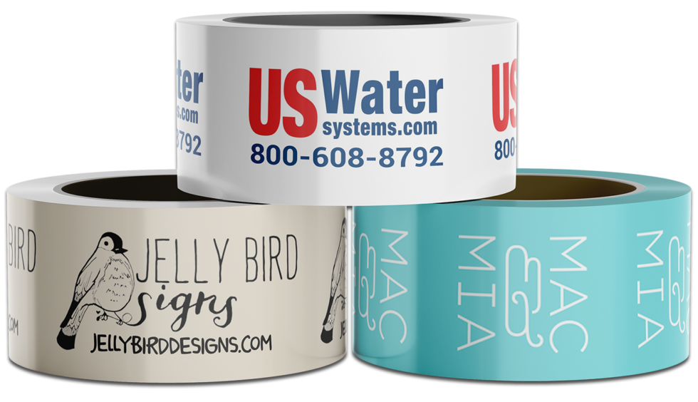 Custom Printed Bakery Tape Colors and Materials